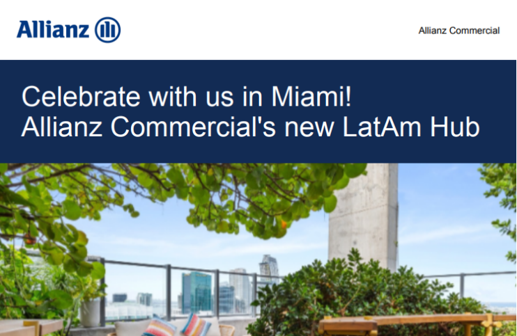 Allianz Commercial Miami Reception 2026 Miami Reinsurance Week - iNLIP